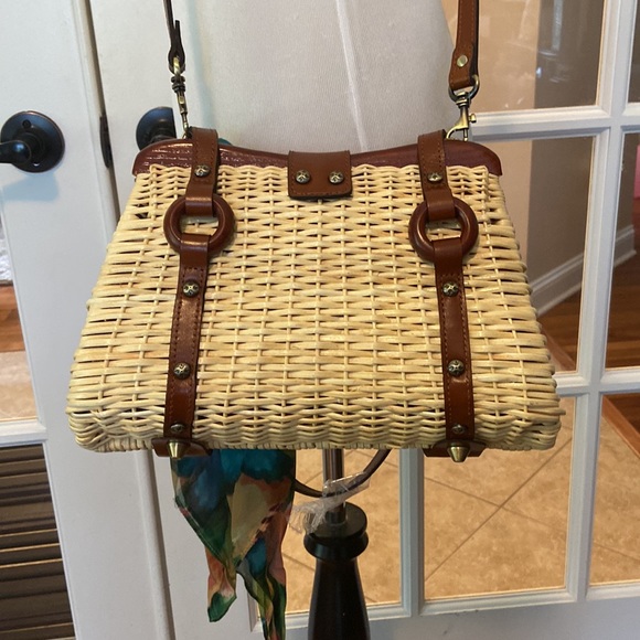 Patricia Nash | Bags | Patricia Nash Spring Wicker Marcianise ...